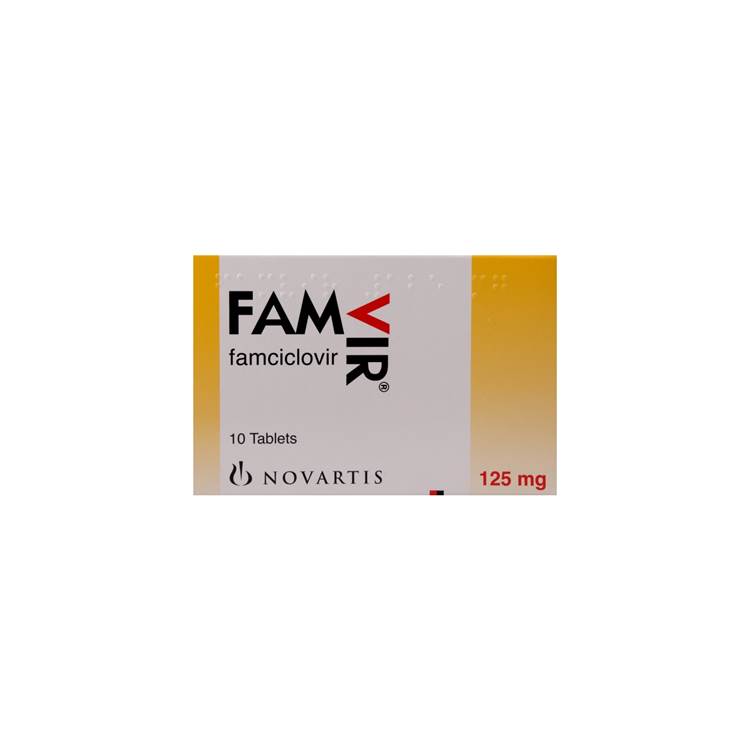 Famvir 125 mg Tablet 10pcs | Nahdi