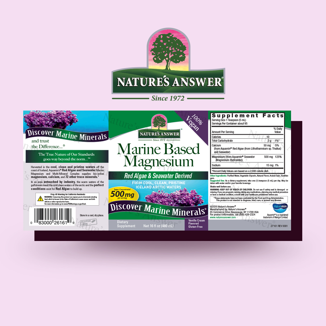 Nature’s Answer Marine-Based Magnesium 473 mL (16 oz) | Nahdi