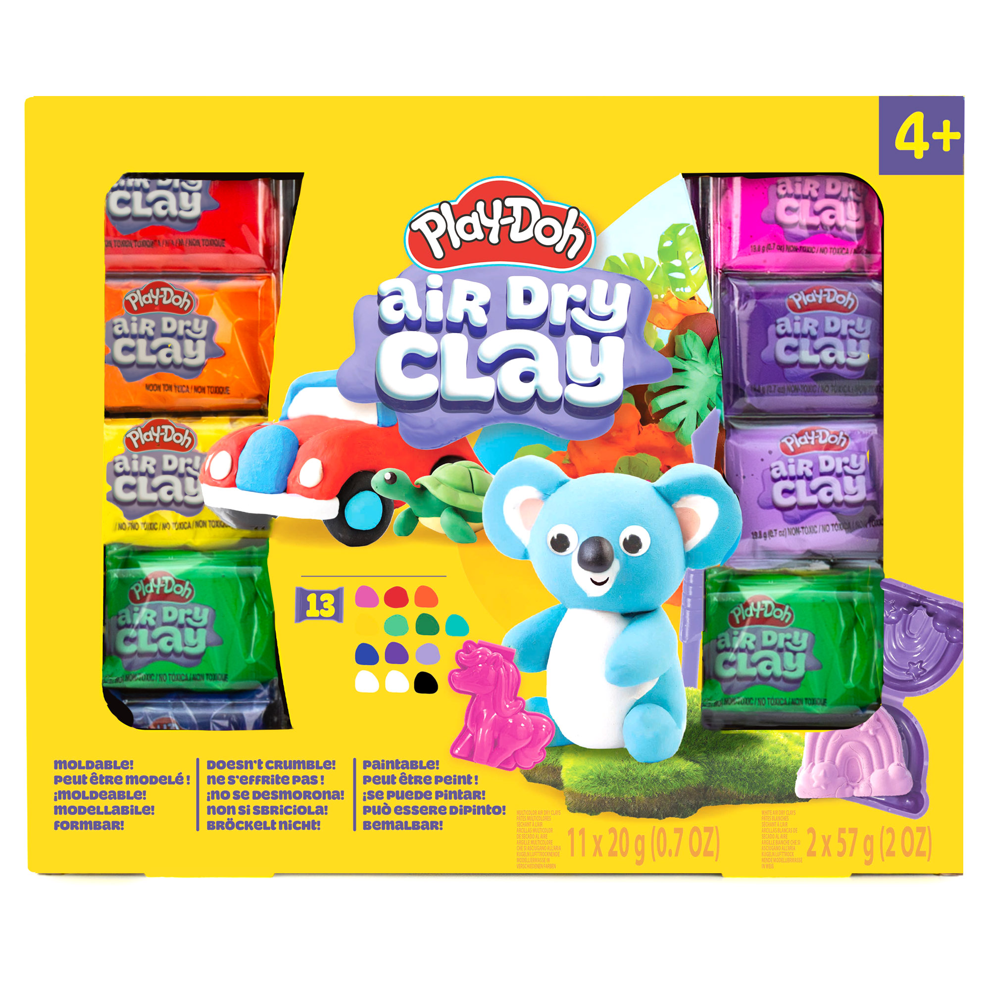 Playdoh Air Dry Clay Variety Kit | Nahdi