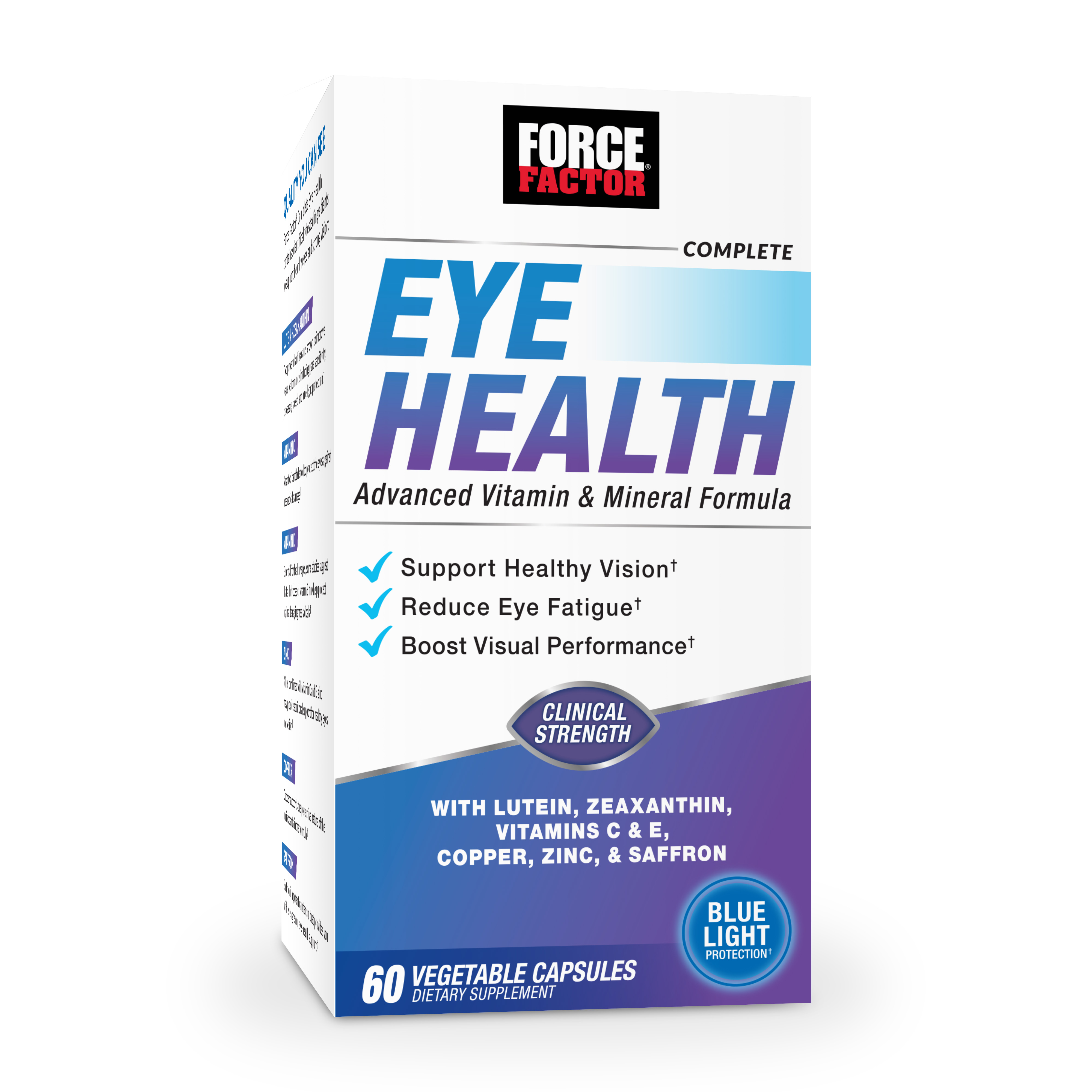 Force Factor Complete Eye Health Vitamins 60 Capsules | Nahdi